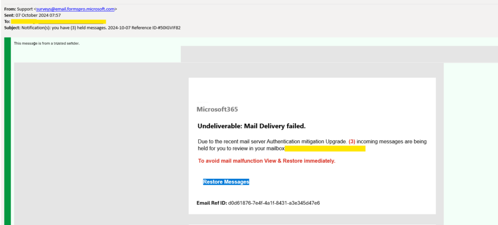 The Great Microsoft Email Scam: How a Phony Delivery Failure Nearly ...